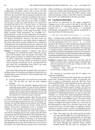 Ensuring distributed accountability for data sharing in the cloud | PDF