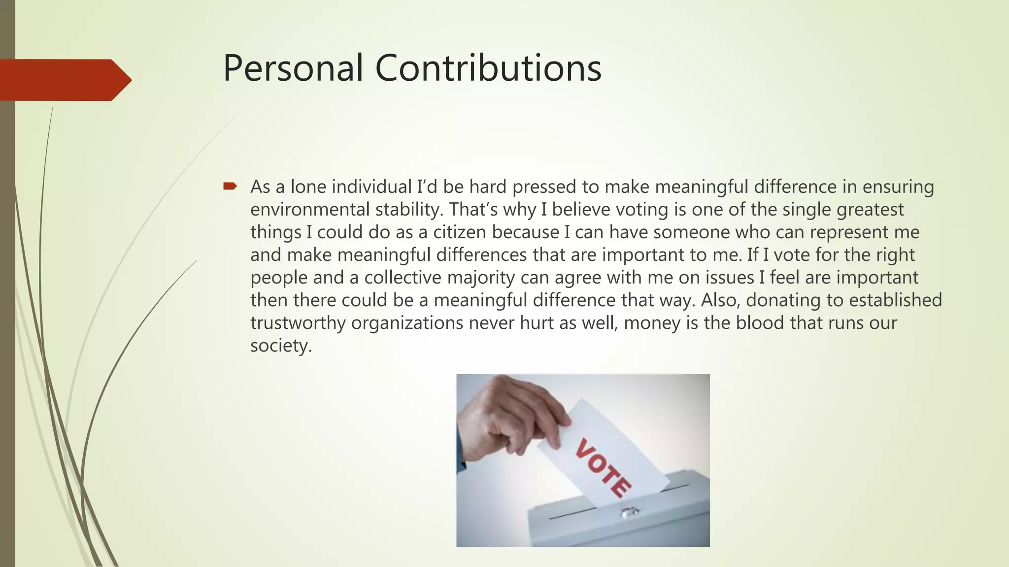 Ensuring environmental stability | PPT