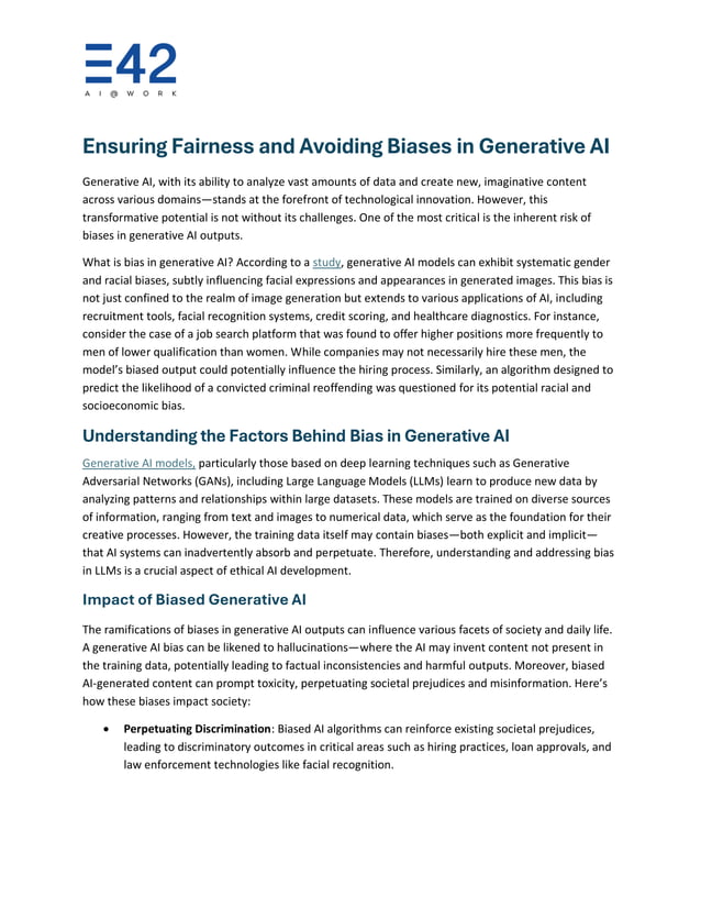 Ensuring Fairness and Avoiding Biases in Generative AI1.pdf