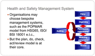 Ensuring health and safety standard in the workplace | PPTX