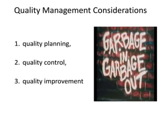 Ensuring high quality data | PPT