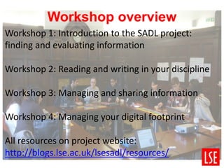 Ensuring LSE undergraduates gallop to success: emerging findings from ...