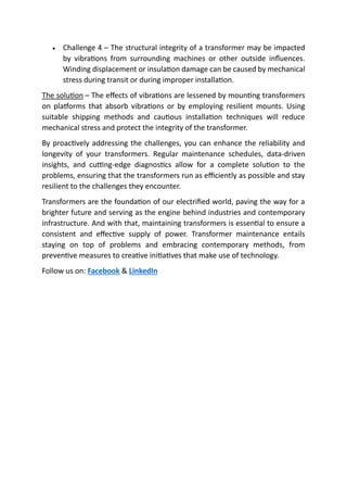 Ensuring Optimal Performance With The Right Transformer Maintenance Procedures.pdf