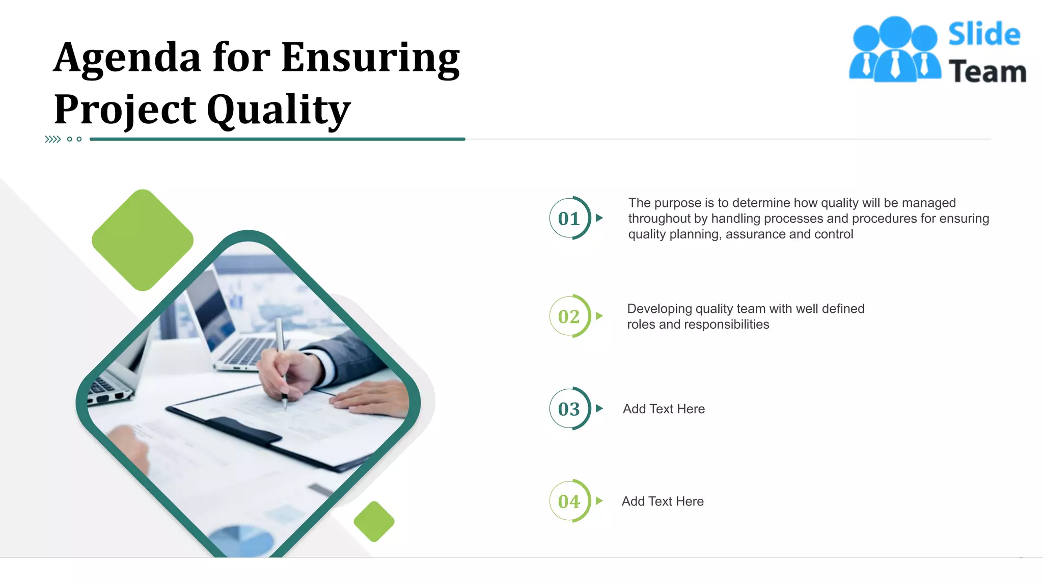 Ensuring Project Quality Powerpoint Presentation Slides | PPT