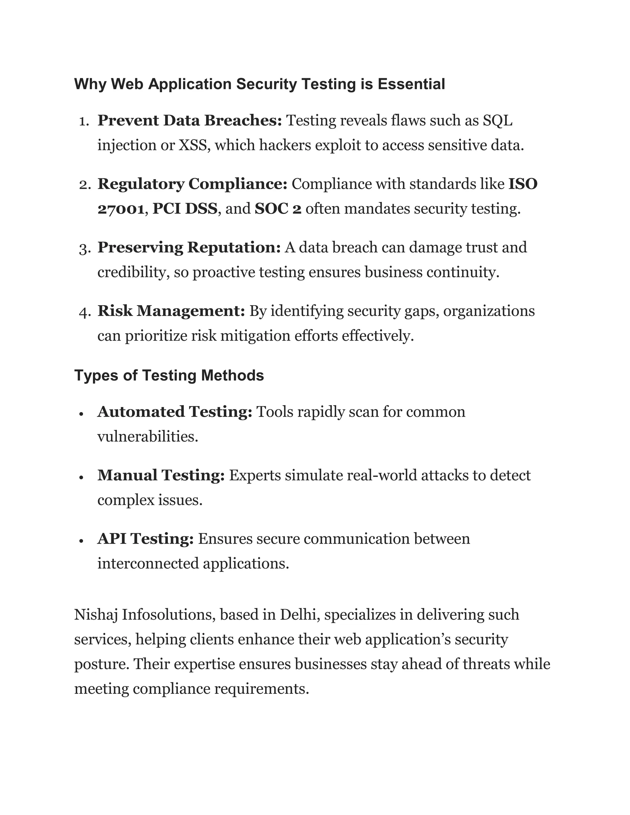 Ensuring Robust Digital Security Web Application Security Testing