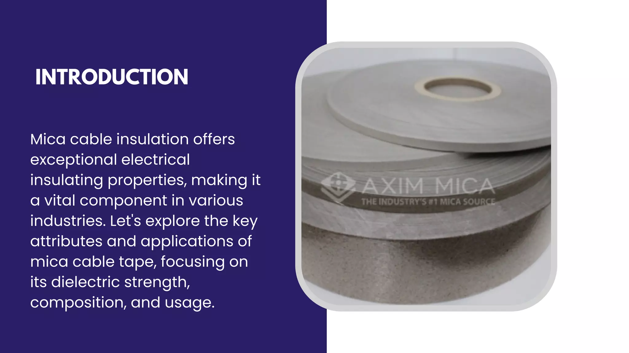 Ensuring Safety - Mica Cable Insulation Axim Mica. | PDF