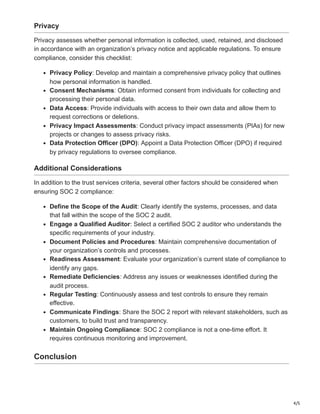 Ensuring SOC 2 Compliance A Comp Checklist.pdf | Information and ...