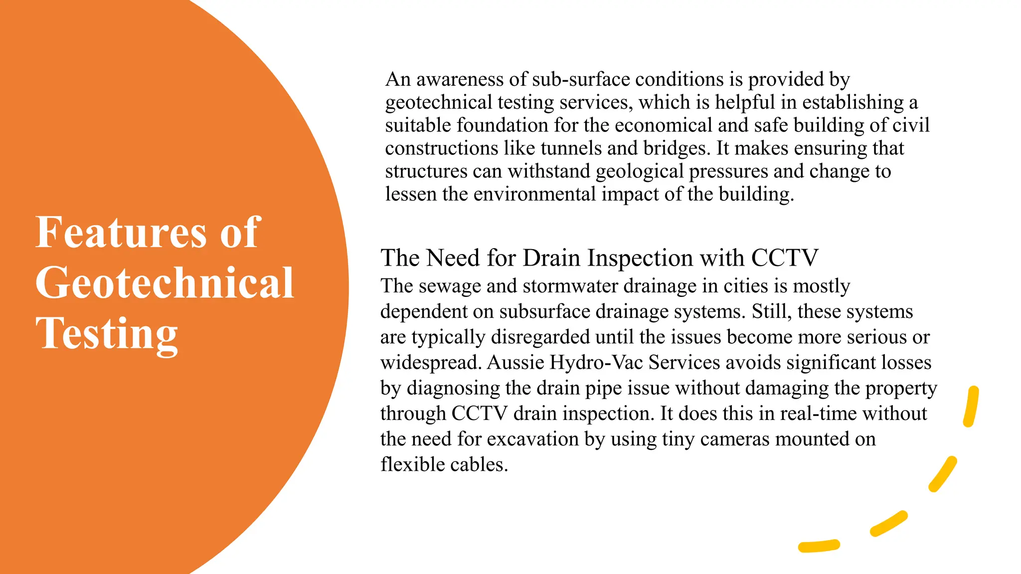Ensuring Structural Integrity With Geotechnical Testing Service And Cctv Drain Inspection Ppt