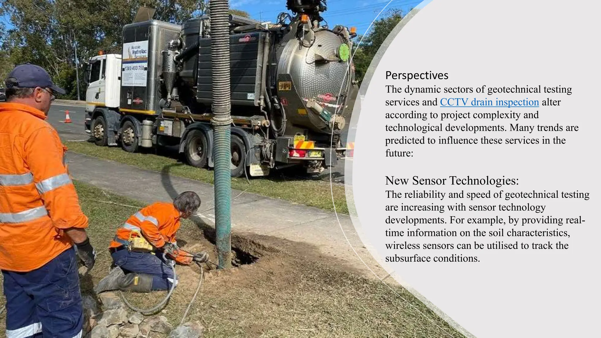 Ensuring Structural Integrity With Geotechnical Testing Service And Cctv Drain Inspection Ppt