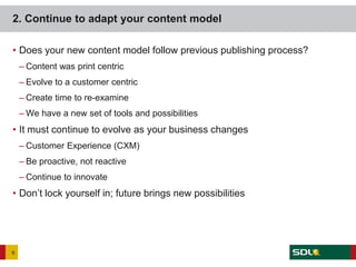 Ensuring success with your component content management system | PPT