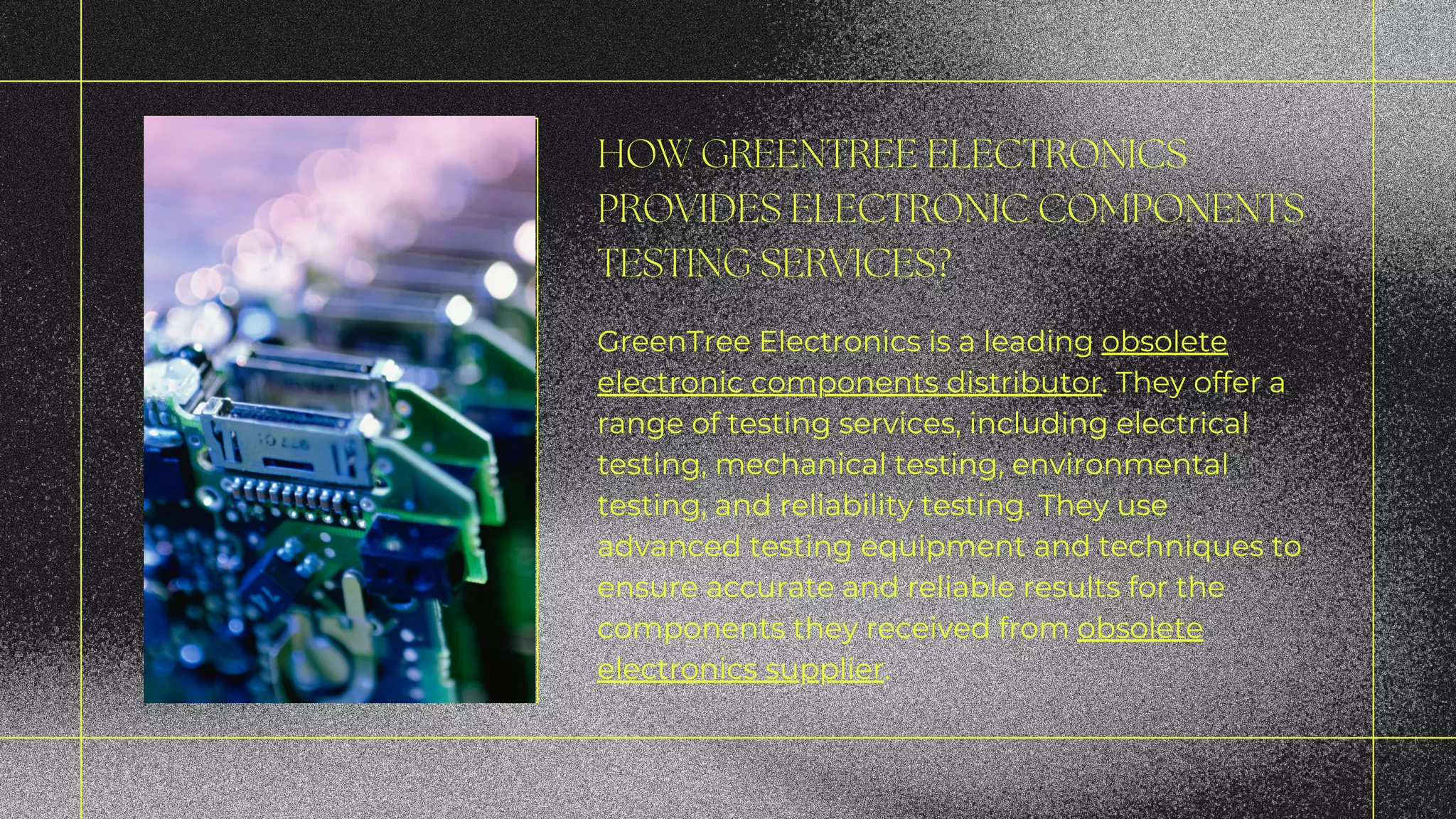 Ensuring the Quality and Safety of Electronic Devices: The Importance of Electronic Components ...