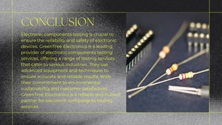 Ensuring the Quality and Safety of Electronic Devices: The Importance ...