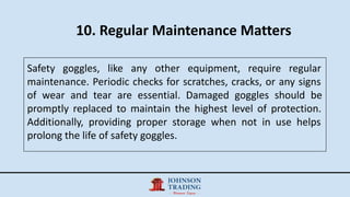 Ensuring Workplace Safety with the Right Safety Goggles.pdf