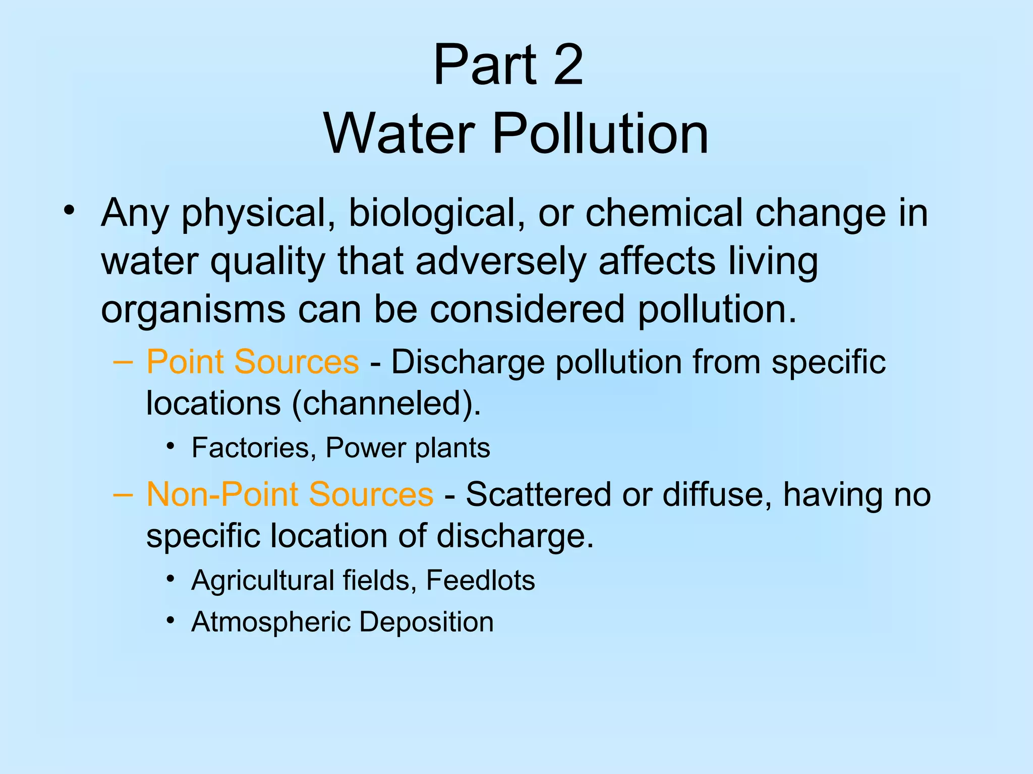 Ens water pollution power point teacher copy period 10 env sci | PPT ...