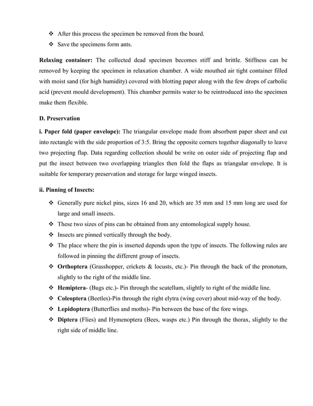 ENT-121-Fundamentals-of-Entomology.pdf notes | PDF