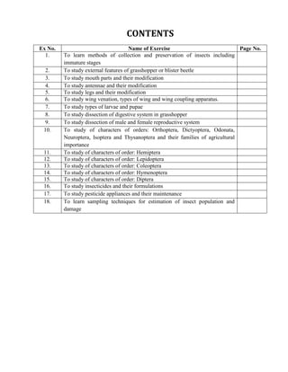 ENT-121-Fundamentals-of-Entomology.pdf notes | PDF