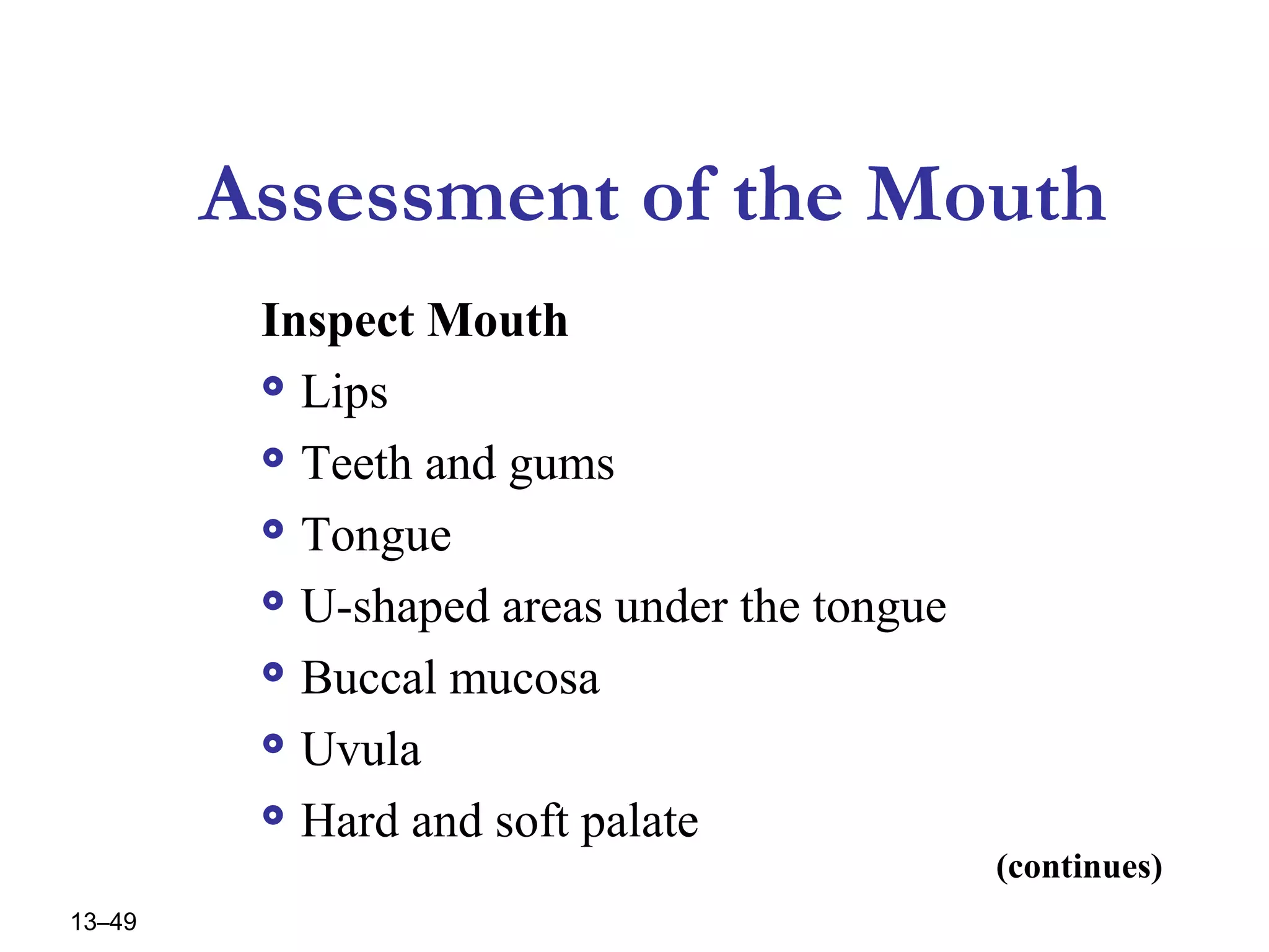 ENT assessment | PPT