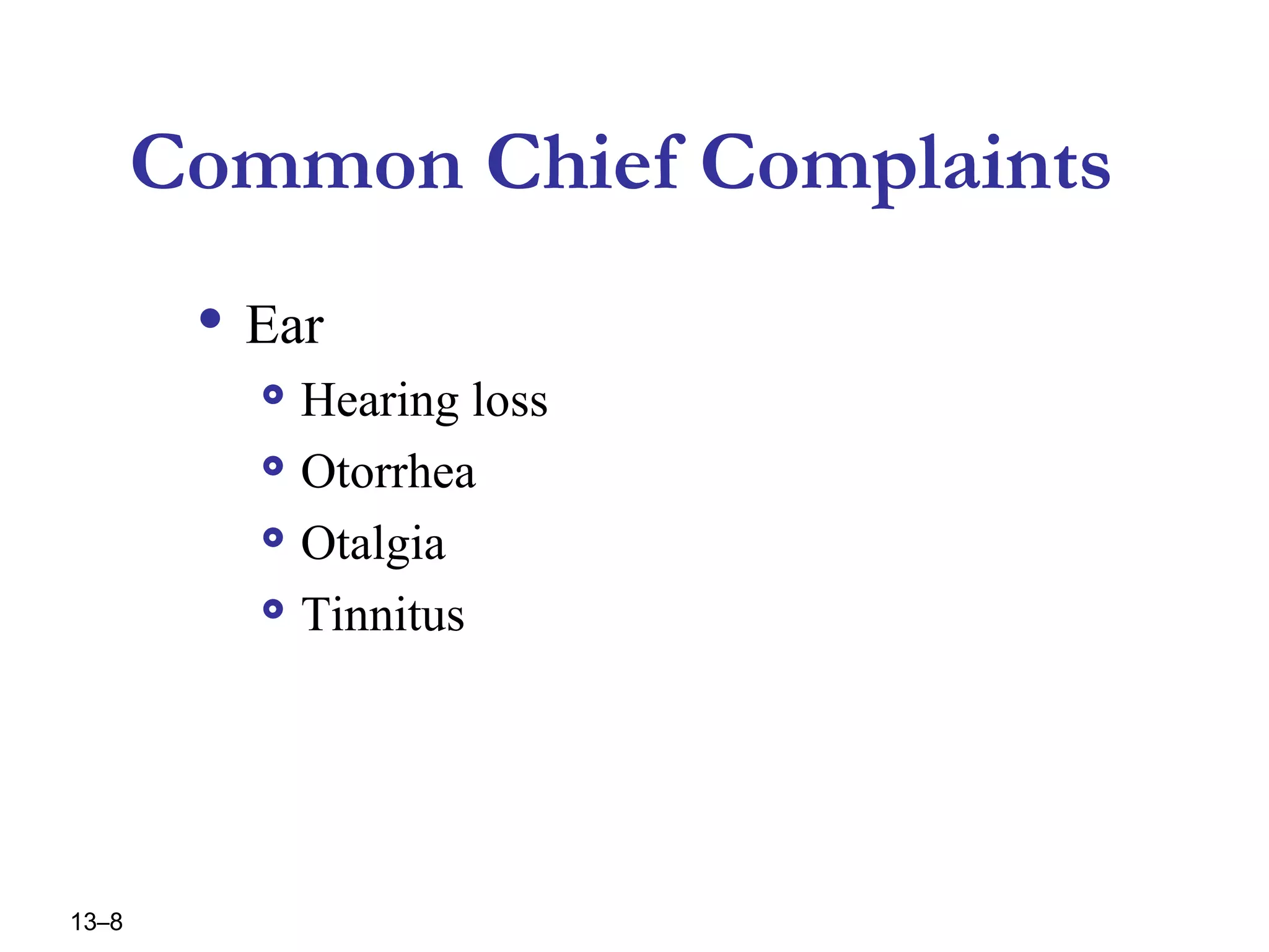 ENT assessment | PPT