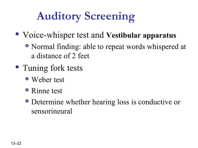 ENT assessment | PPT | Ear, Nose and Throat Conditions | Diseases and ...