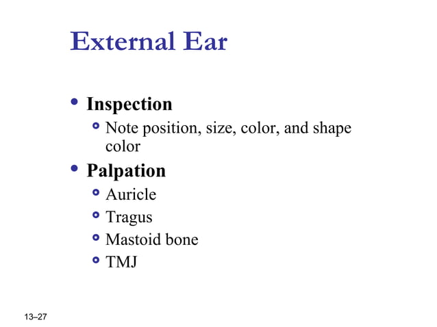ENT assessment | PPT | Ear, Nose and Throat Conditions | Diseases and ...