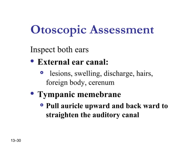 ENT assessment | PPT | Ear, Nose and Throat Conditions | Diseases and ...