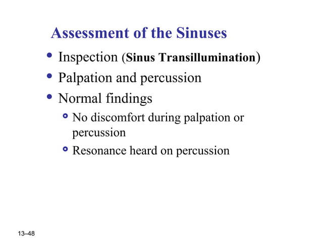 ENT assessment | PPT | Ear, Nose and Throat Conditions | Diseases and ...