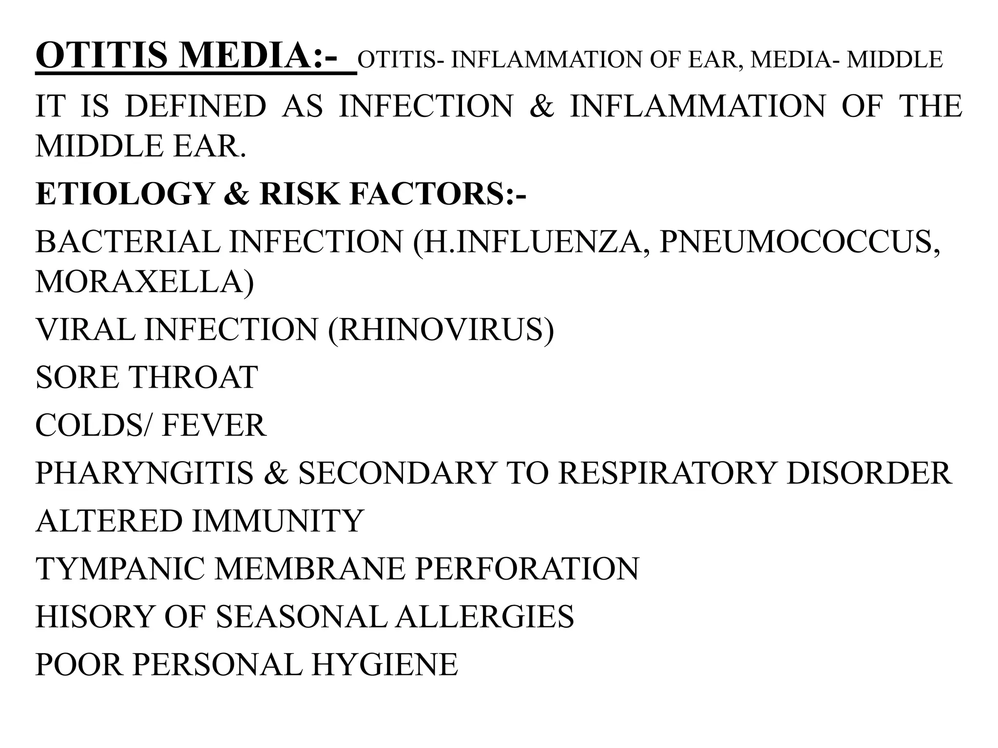 Ear Disorder M.S.N.-2 Nursing Students of 3 year | PPTX