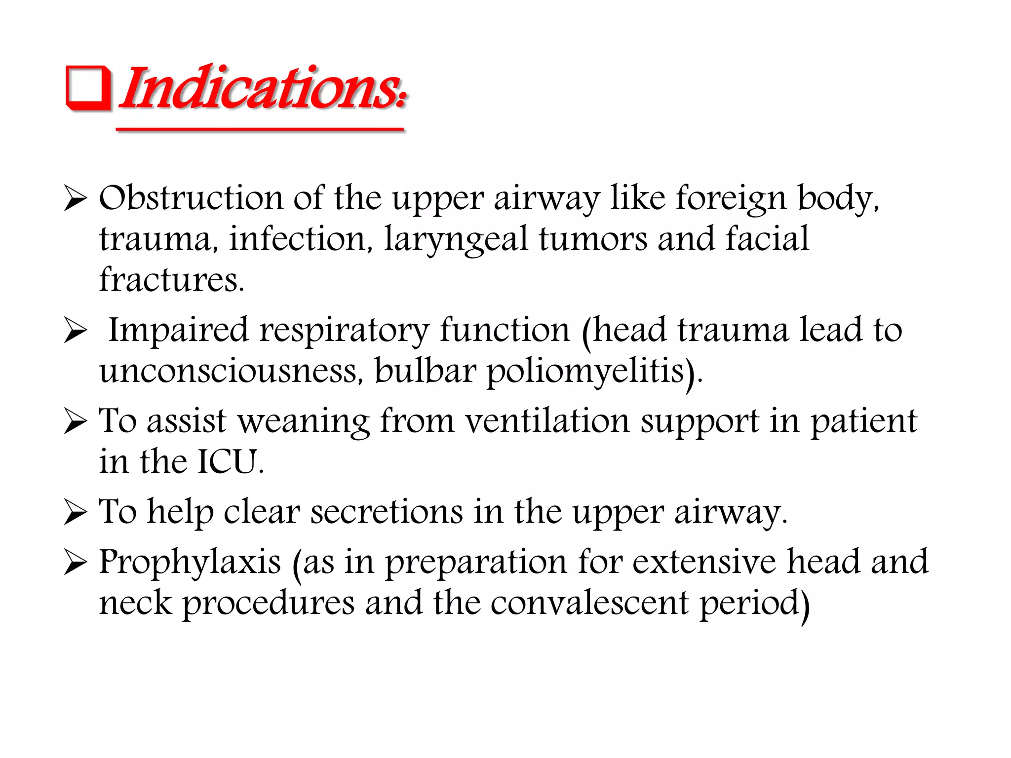 Tracheostomy | PPTX