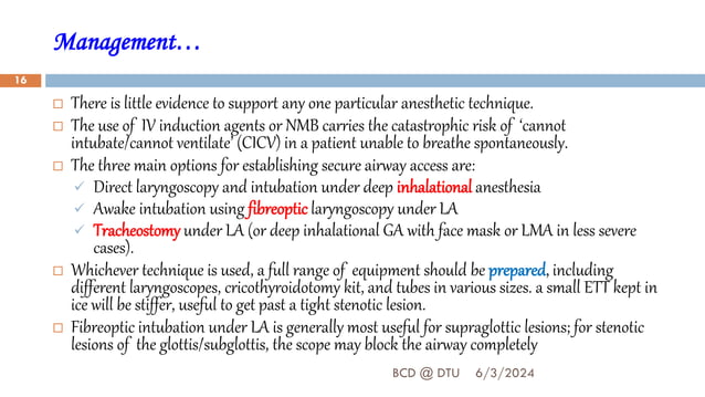 Preoperative anesthesia consideration for ENT.pptx | Ear, Nose and ...