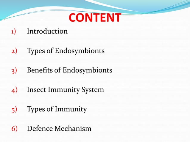 Relation of Insect Endosymbionts with Immunity System. | PPTX ...