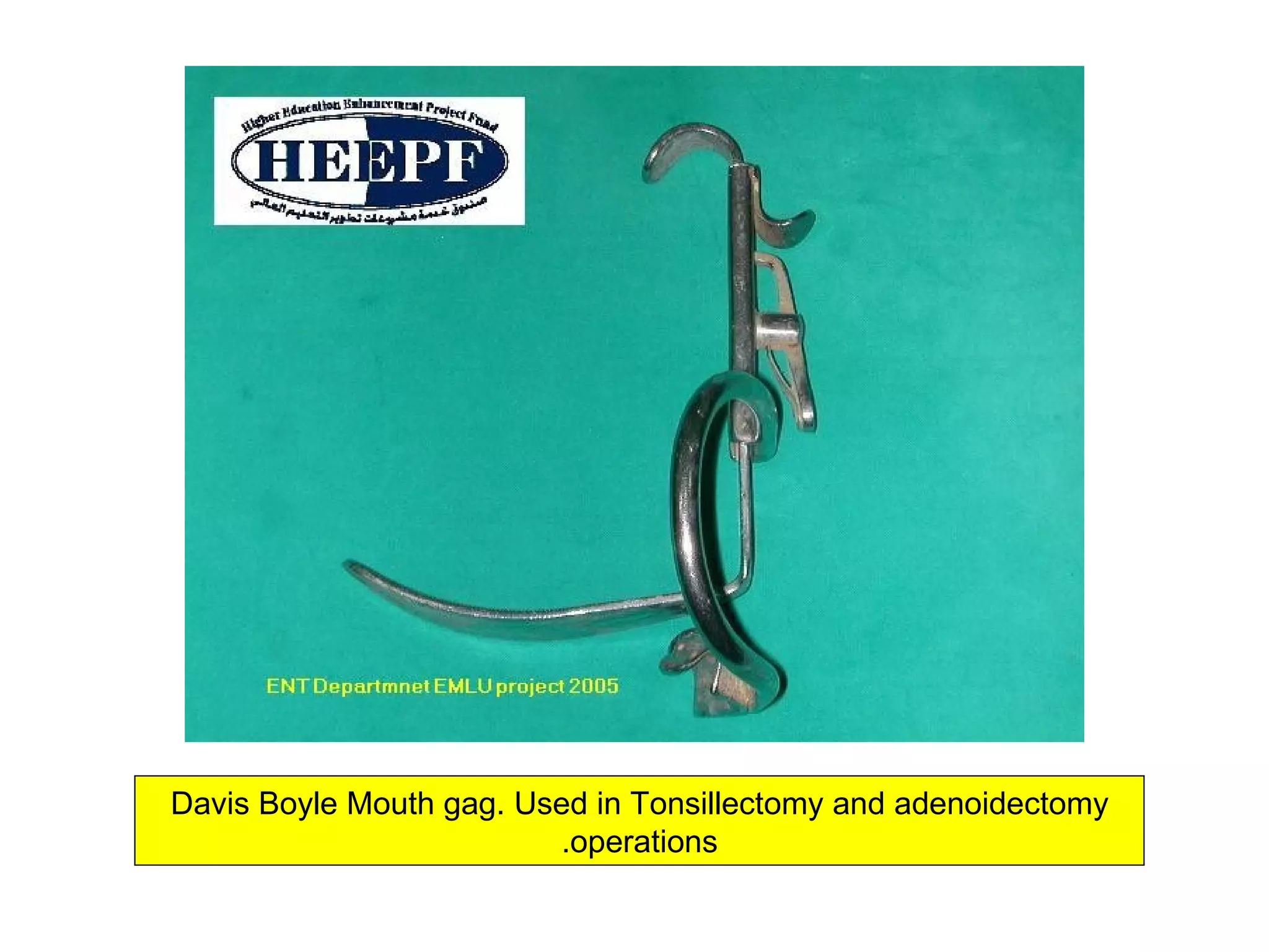 Ent instruments | PPT