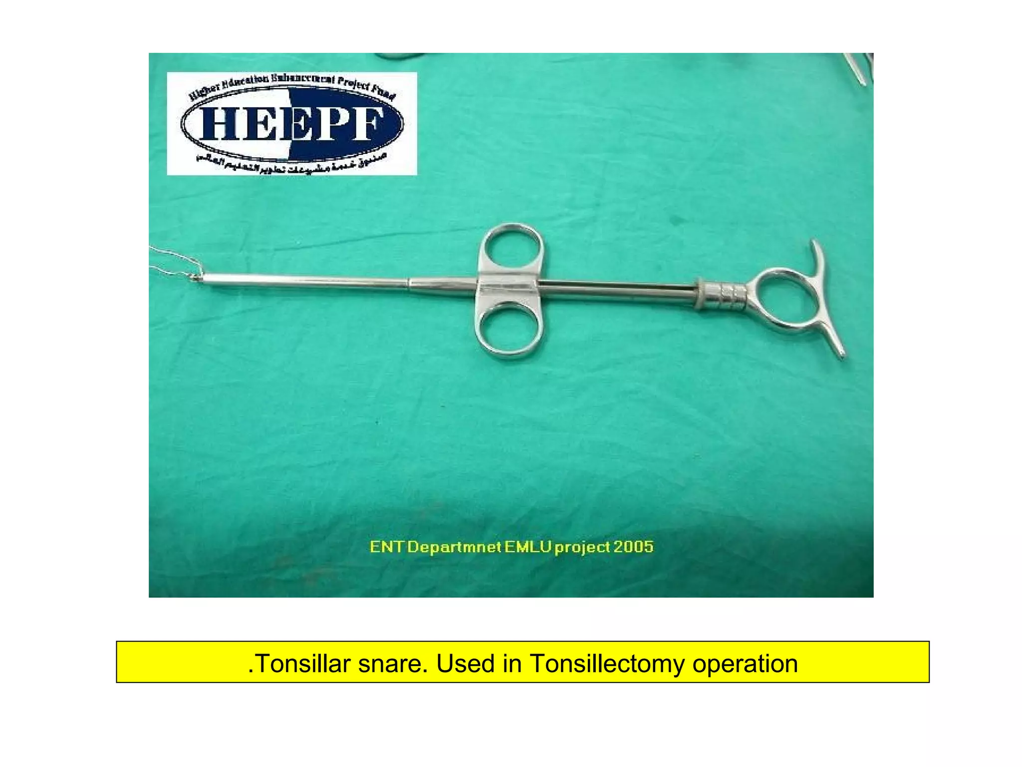 Ent instruments | PPT