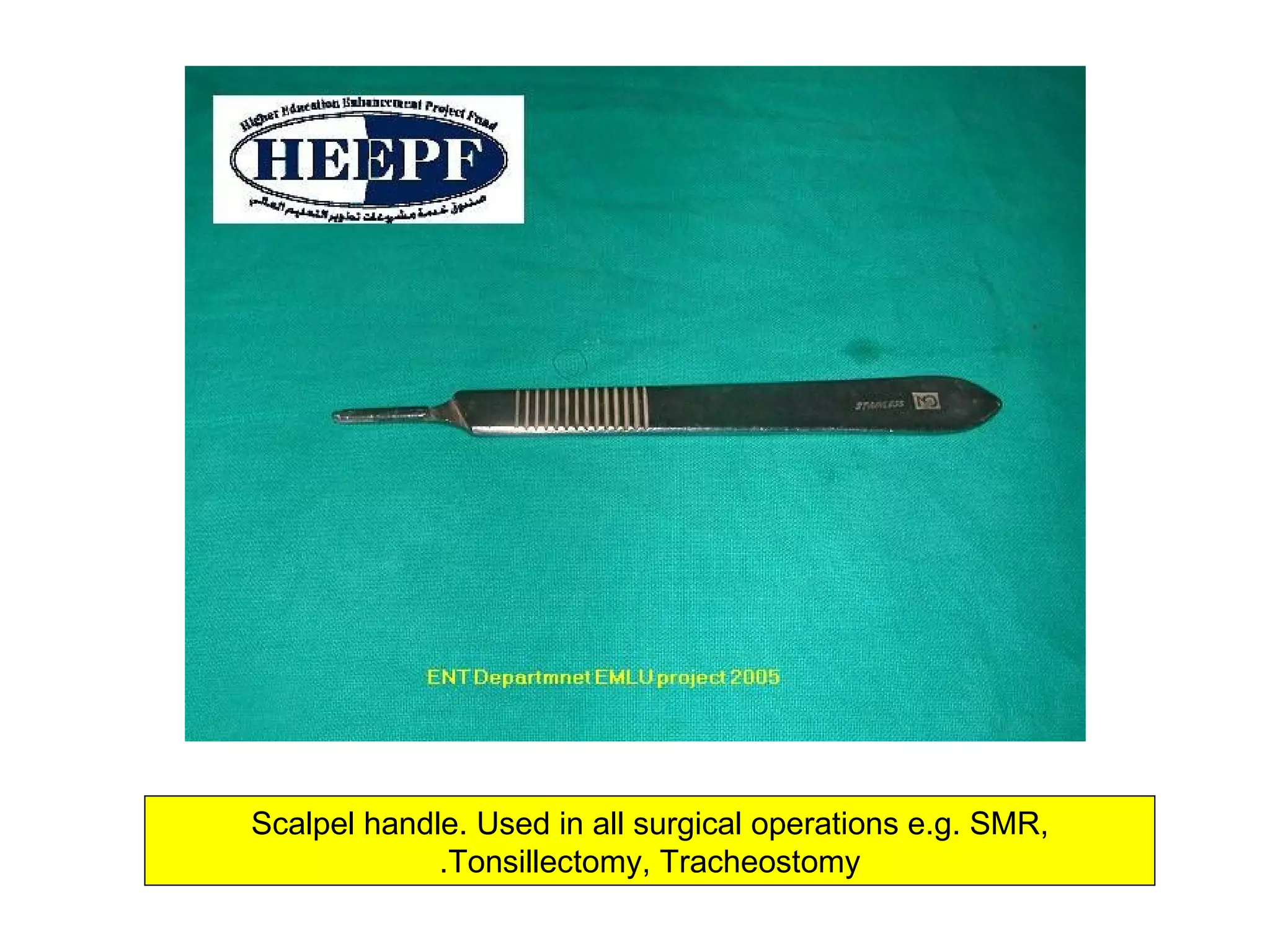 Ent instruments | PPT