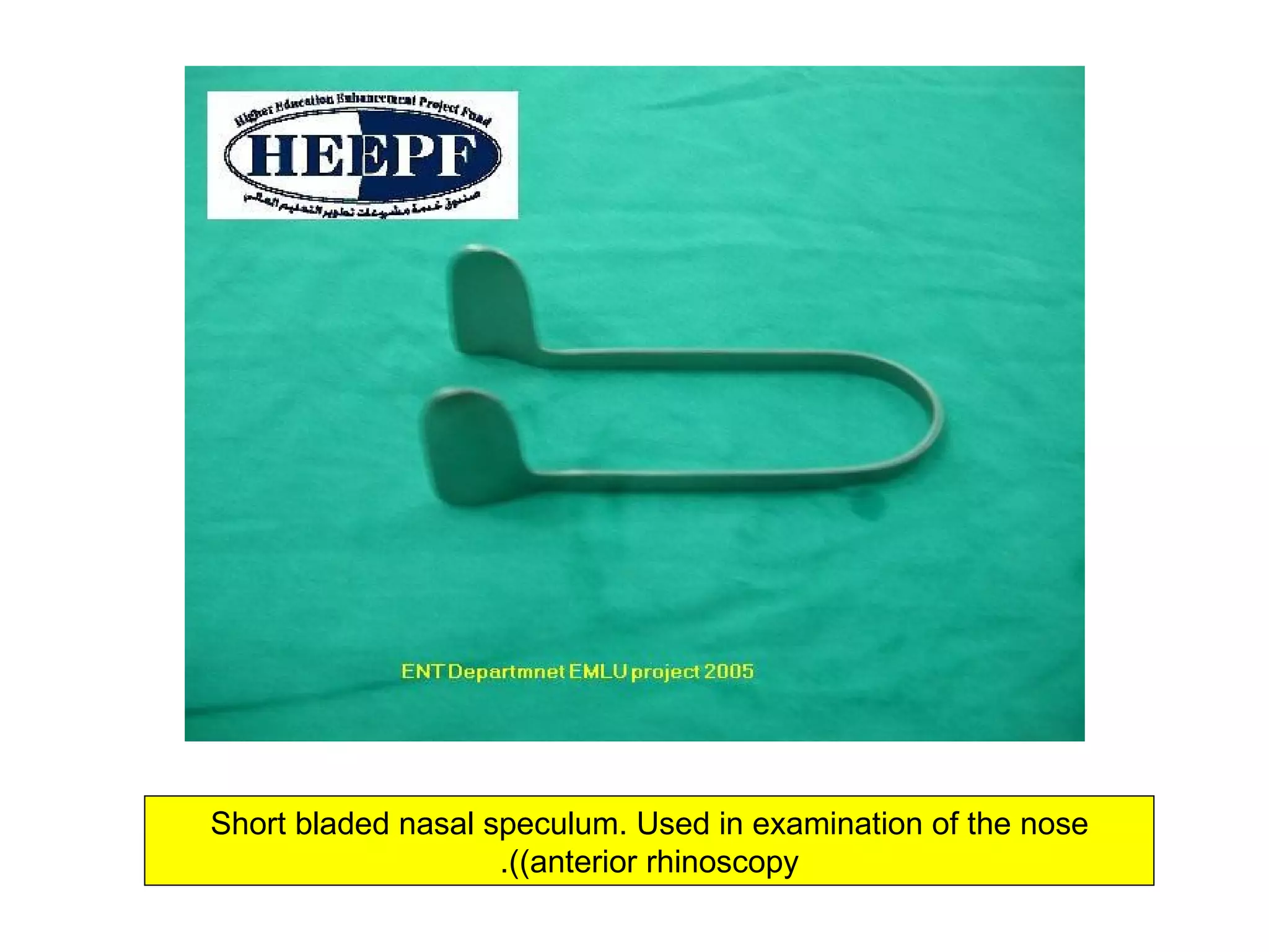 Ent instruments | PPT