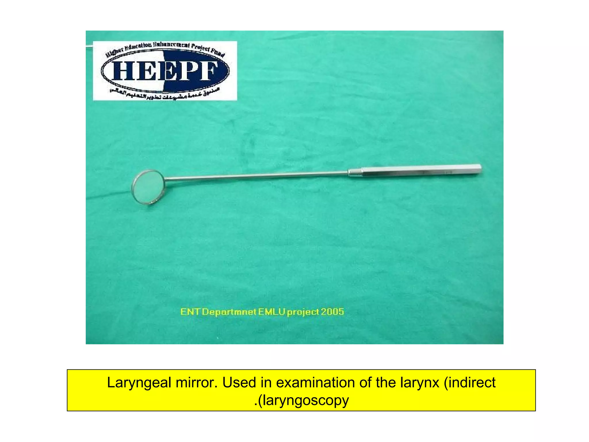 Ent instruments | PPT