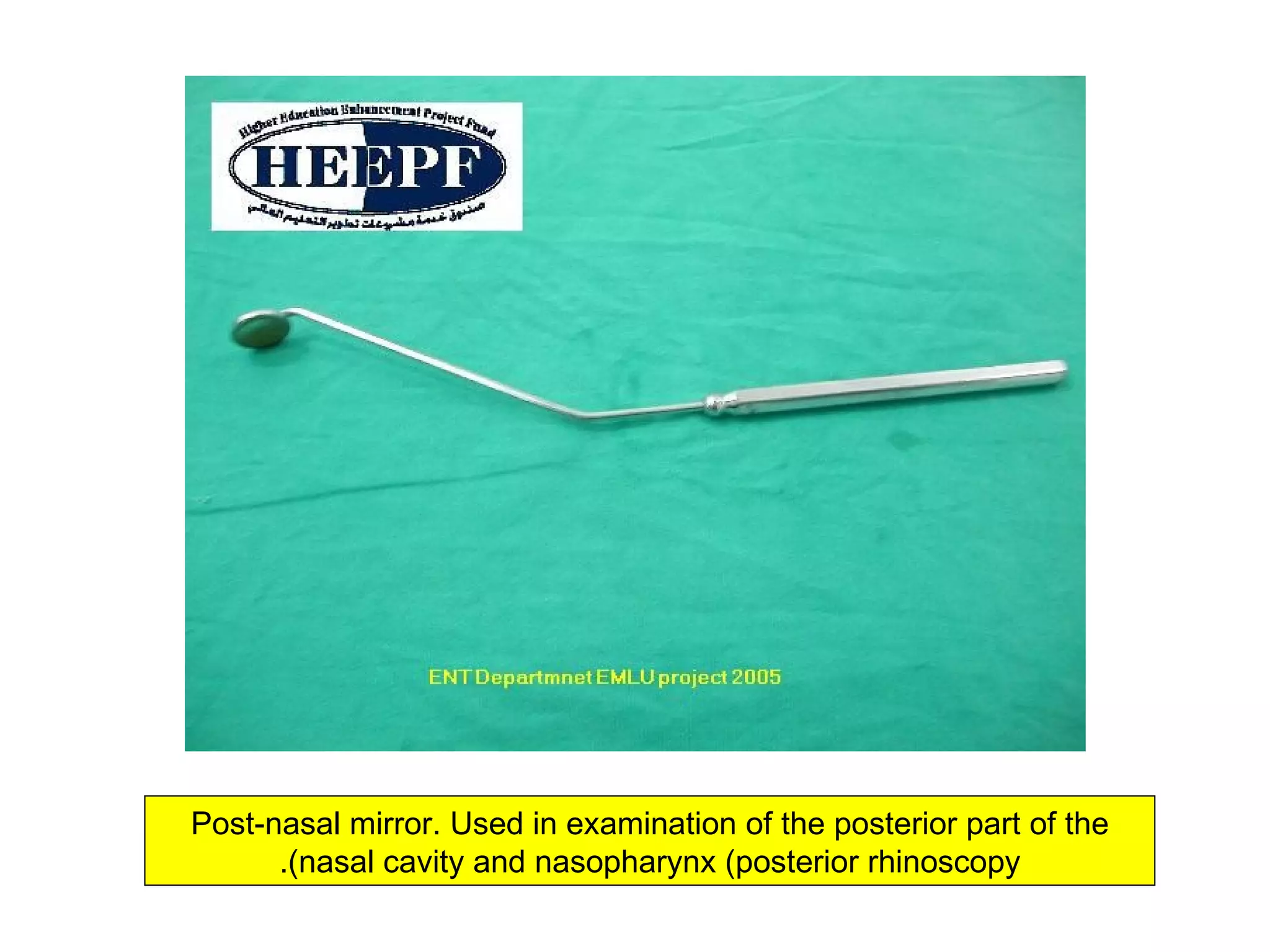 Ent instruments | PPT