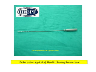 Ent instruments | PPT