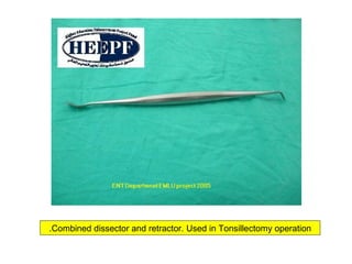Ent instruments | PPT