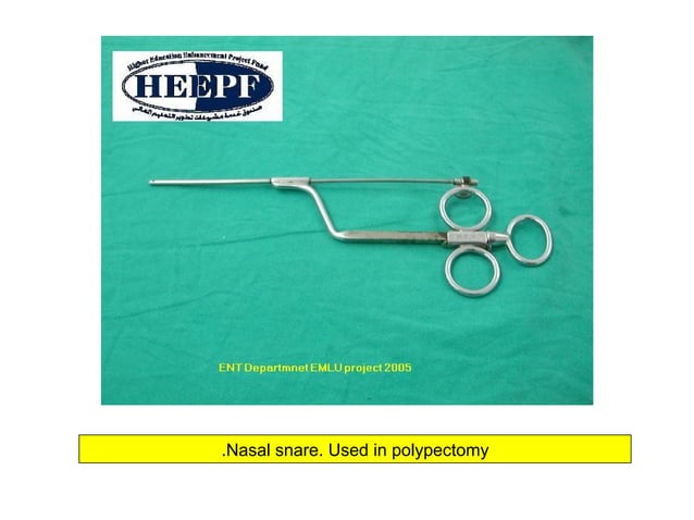 Ent instruments | PPT