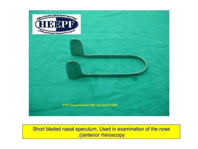 Ent instruments | PPT