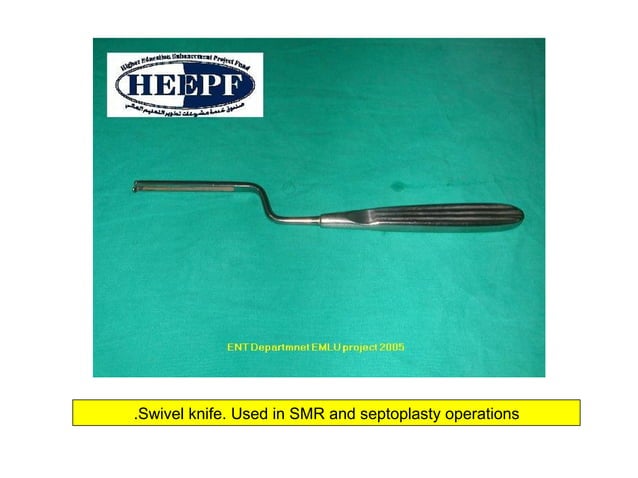 Ent instruments | PPT