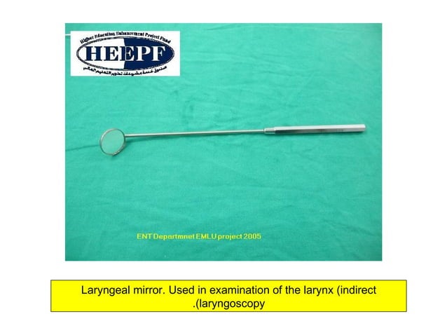 Ent instruments | PPT