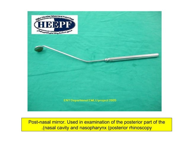 Ent instruments | PPT