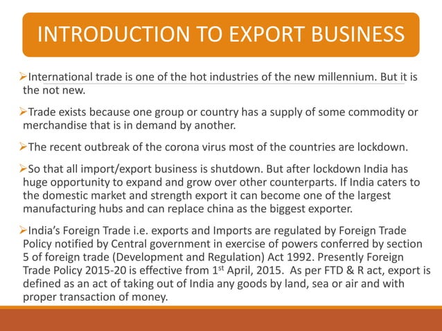 Ent-ppt2-HOW TO START EXPORT BUSINESS-(106-113) | PPTX