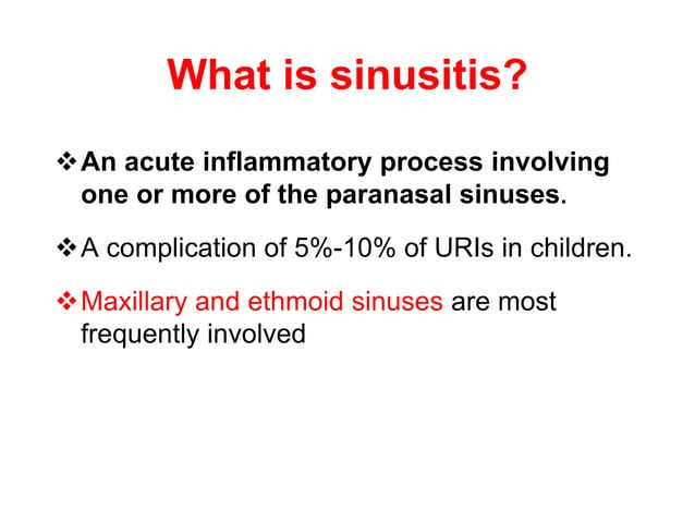 ENT - Sinusitis.pptx