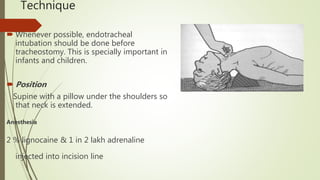 TRACHEOSTOMY | PPT
