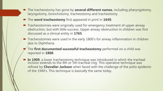 TRACHEOSTOMY | PPTX