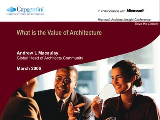 what is the value of architecture | PPT