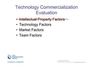 Introduction to technology commercialization | PDF
