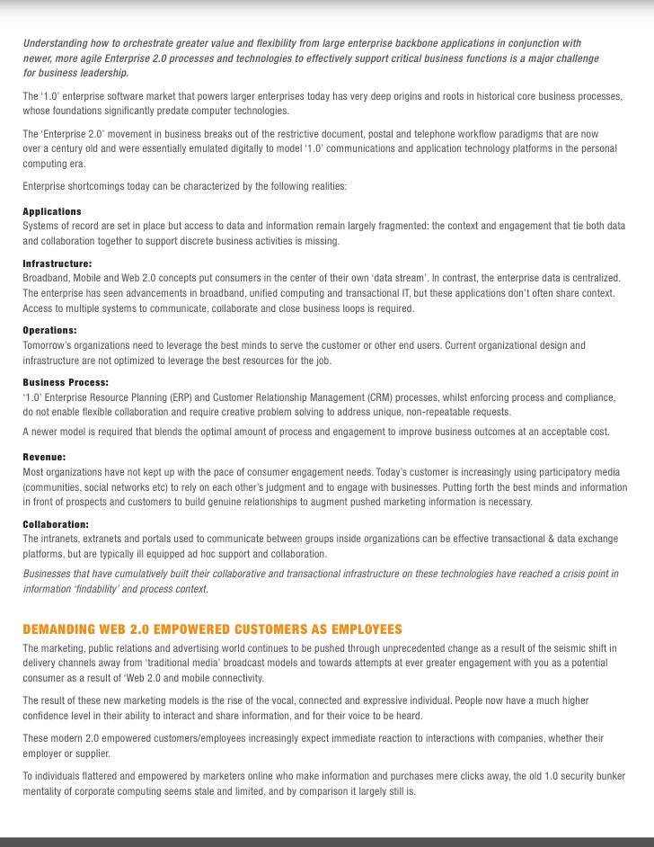 Enterprise 2 0 White Paper Executive Summary enterprise-2-0-white-paper-executive-summary
